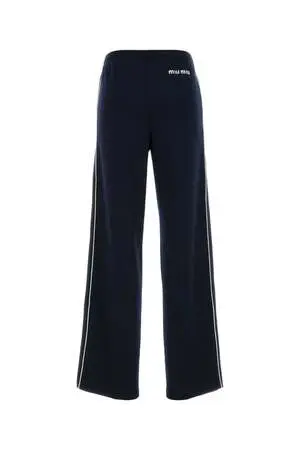 Miu Miu Midnight Polyester Joggers