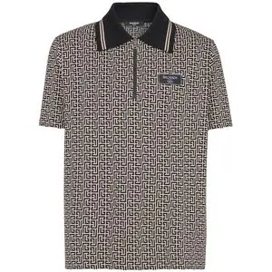 Balmain Polo Shirts - Black