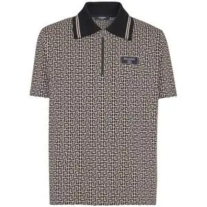 Balmain Polo Shirts - Black