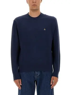 VIVIENNE WESTWOOD Alex Jersey With Logo - Blue