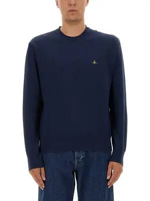VIVIENNE WESTWOOD VIVIENNE WESTWOOD Alex Logo Jersey Blue
