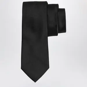 FERRAGAMO Silk Tie - Black