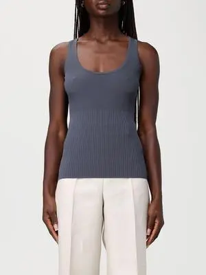Max Mara Basic Cotton Top - Gray