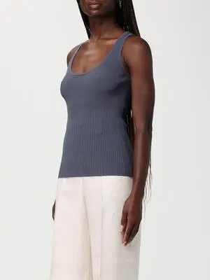 Max Mara Basic Cotton Top - Gray