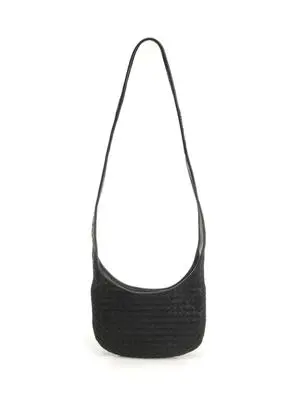Bottega Veneta Small Veneto Cross-body Bag - Black
