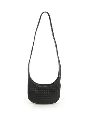Bottega Veneta Small Veneto Cross-body Bag - Black