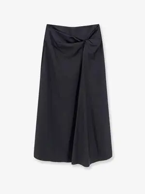Max Mara Max Mara Women Mxmpaggi Cotton Blend Skirt Multicolor