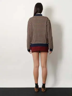 Miu Miu Virgin Wool Polo Shirt