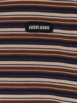 Miu Miu Virgin Wool Polo Shirt