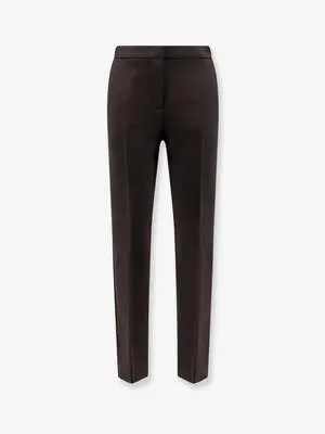 Max Mara Stretch Virgin Wool Trousers - Multicolor