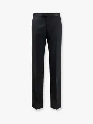 Tagliatore Tuxedo Virgin Wool Trousers - Multicolor