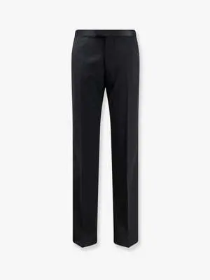 Tagliatore Tuxedo Virgin Wool Trousers - Multicolor