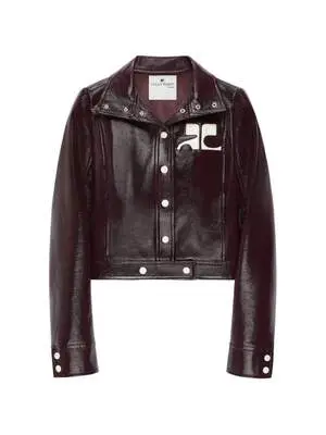 COURREGES Courreges Women Re-Edition Vinyl Jacket Red