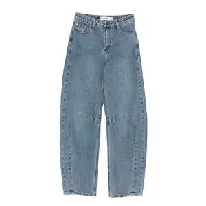 SELF-PORTRAIT Denim Wide-leg Jeans - Blue