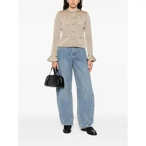 SELF-PORTRAIT Wide-leg Jeans