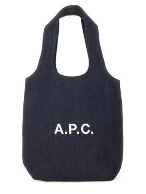 A.p.c. Tote Bag Ninon Small - Blue
