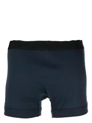TOM FORD Logo-waistband Cotton Boxer Briefs - Blue