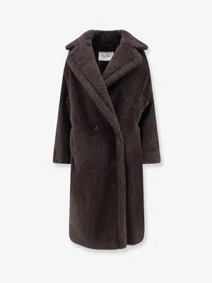 Max Mara Tedgirl Alpaca, Virgin Wool, And Silk Coat - Multicolor