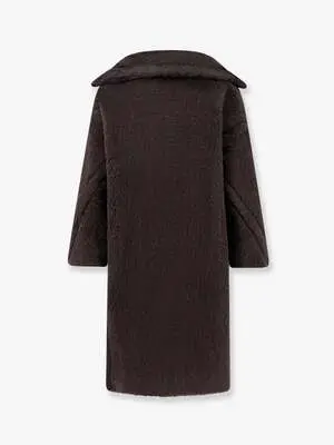 Max Mara Tedgirl Alpaca, Virgin Wool, And Silk Coat - Multicolor