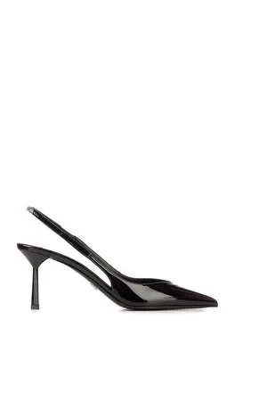 Prada Glossed Slingback Pumps - Multicolor
