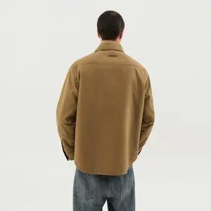 1989 STUDIO Kaki Shirt-jacket With Pockets