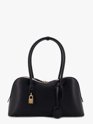 Stella McCartney Stella Ryder Medium Vegan Leather Shoulder Bag - Black