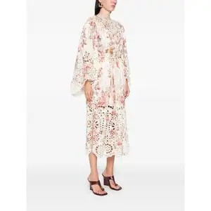 Zimmermann Floral Linen Midi Dress