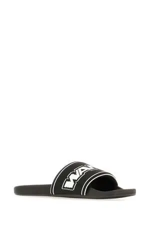 Alexander Wang Logo Slippers - Multicolor