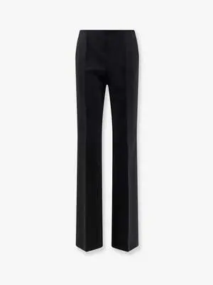 Max Mara Stretch Virgin Wool Trousers - Multicolor