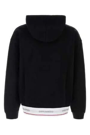 Dsquared2 Cotton Oversize Sweatshirt - Black
