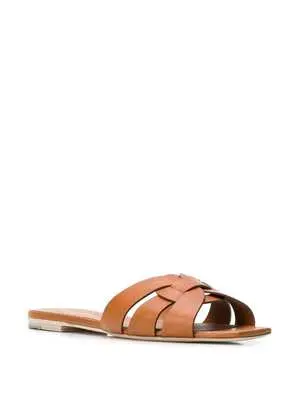 Saint Laurent Mules - Brown