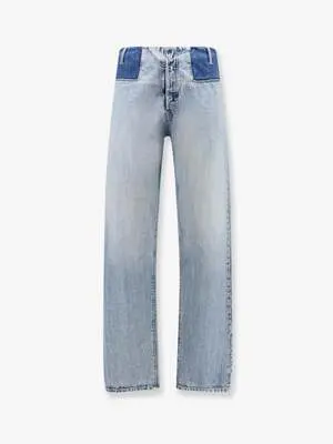 MAISON MARGIELA MAISON MARGIELA Patchwork Effect Denim Jeans Black