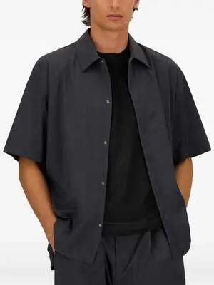 Herno Stretch-cotton Jersey T-shirt With Scuba Details - Black