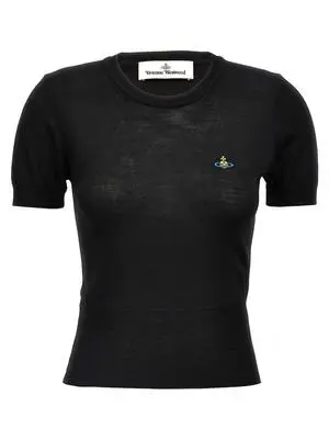VIVIENNE WESTWOOD Bea Cotton Top - Black