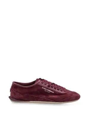 Dolce & Gabbana Gimondi Plus Leather Sneakers - Red