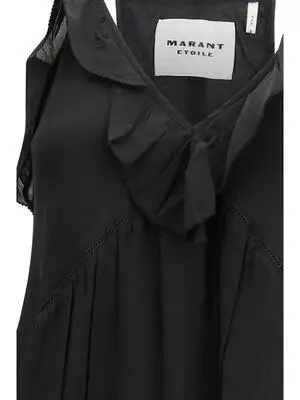 Isabel Marant Étoile Vasma Strappy Dress - Black