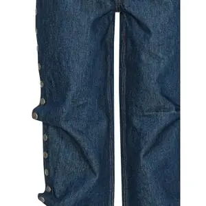 ROTATE BY BIRGER CHRISTENSEN Denim Wide-leg Jeans - Blue