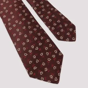 Kiton Silk Tie - Red