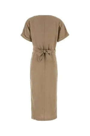 Brunello Cucinelli Cappuccino Jersey Dress