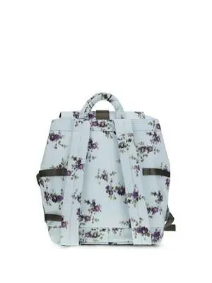 GANNI Re-tech Nylon Backpack With Floral Pattern