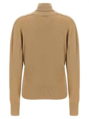 Burberry Wool Intarsia Turtleneck Sweater