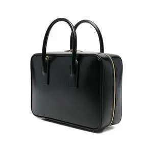 Saint Laurent Leather Tote - Black