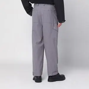 OAMC Peacemaker Grey Wool-blend Trousers