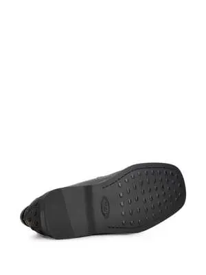 TOD'S Gathered Penny Loafers With Rubber Sole