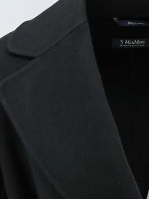 Max Mara Poldo Virgin Wool Coat - Black