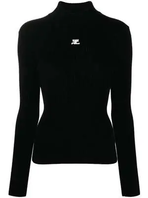 COURREGES Ribbed Sweater