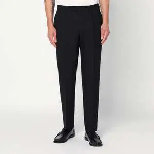 SANTANIELLO Wool Pants - Black