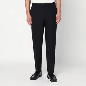 SANTANIELLO Wool Pants - Black