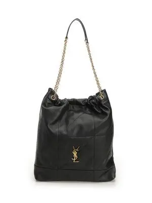 Saint Laurent Pochon Jamie Large Bag - Black