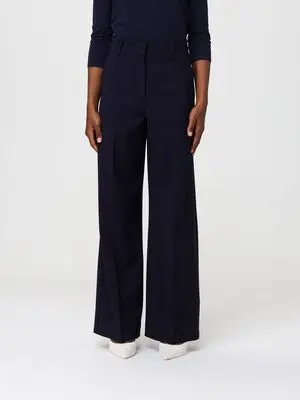 Max Mara Virgin Wool Trousers - Blue